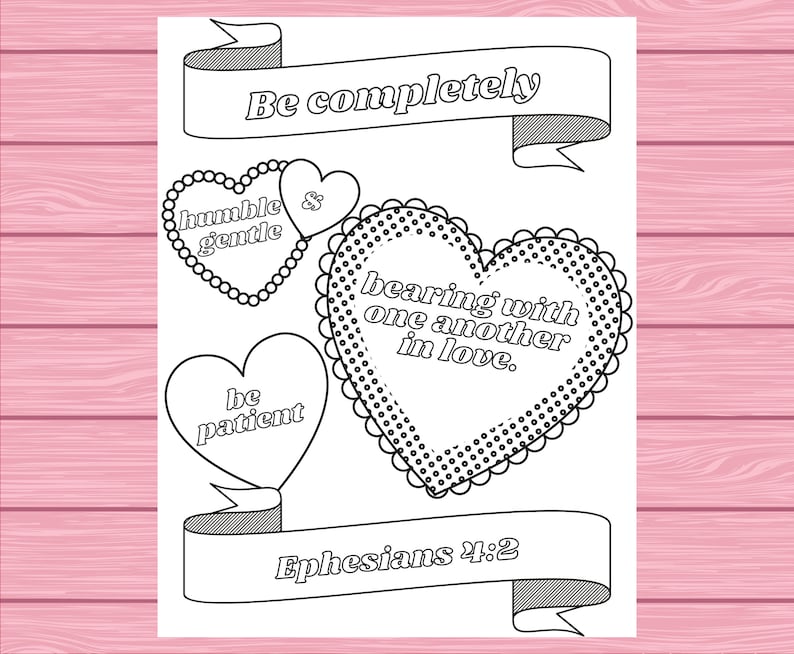Love Bible Verse Coloring Pages, Love Coloring Pages, Sunday School ...