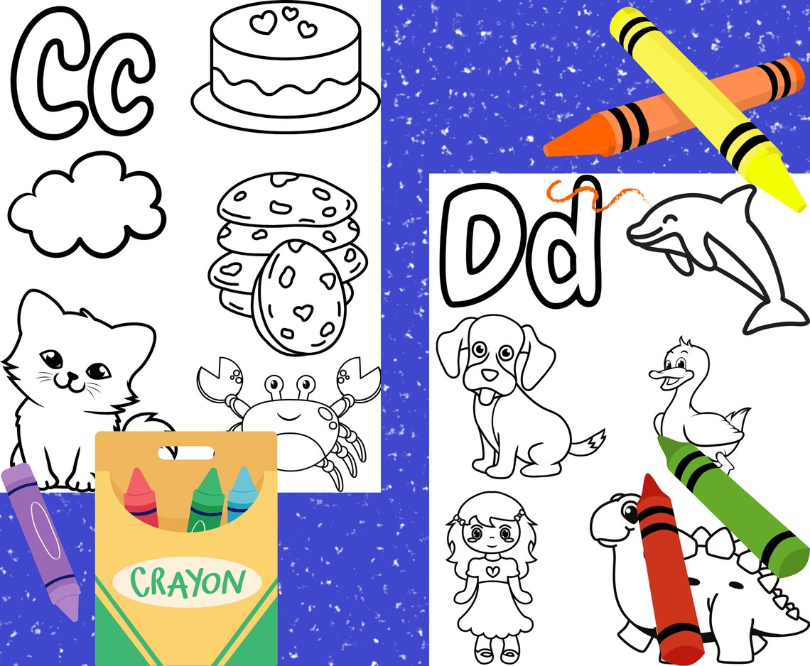Alphabet Coloring Pages, Number Coloring Pages, Preschool and ...