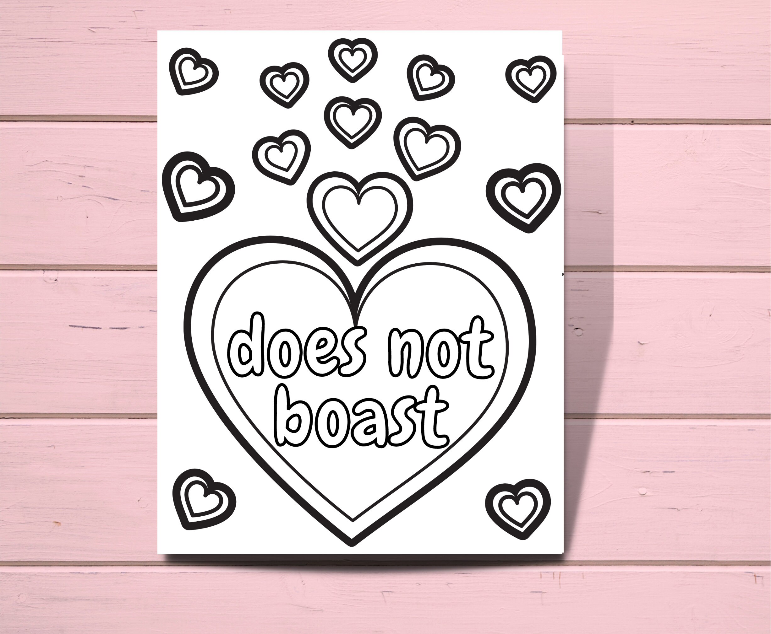 12 Bible Verse Coloring Pages, Love is Coloring Pages, Heart Coloring ...