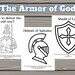 Armor of God Coloring Pages, Sunday School, Armor of God Craft, Sunday ...