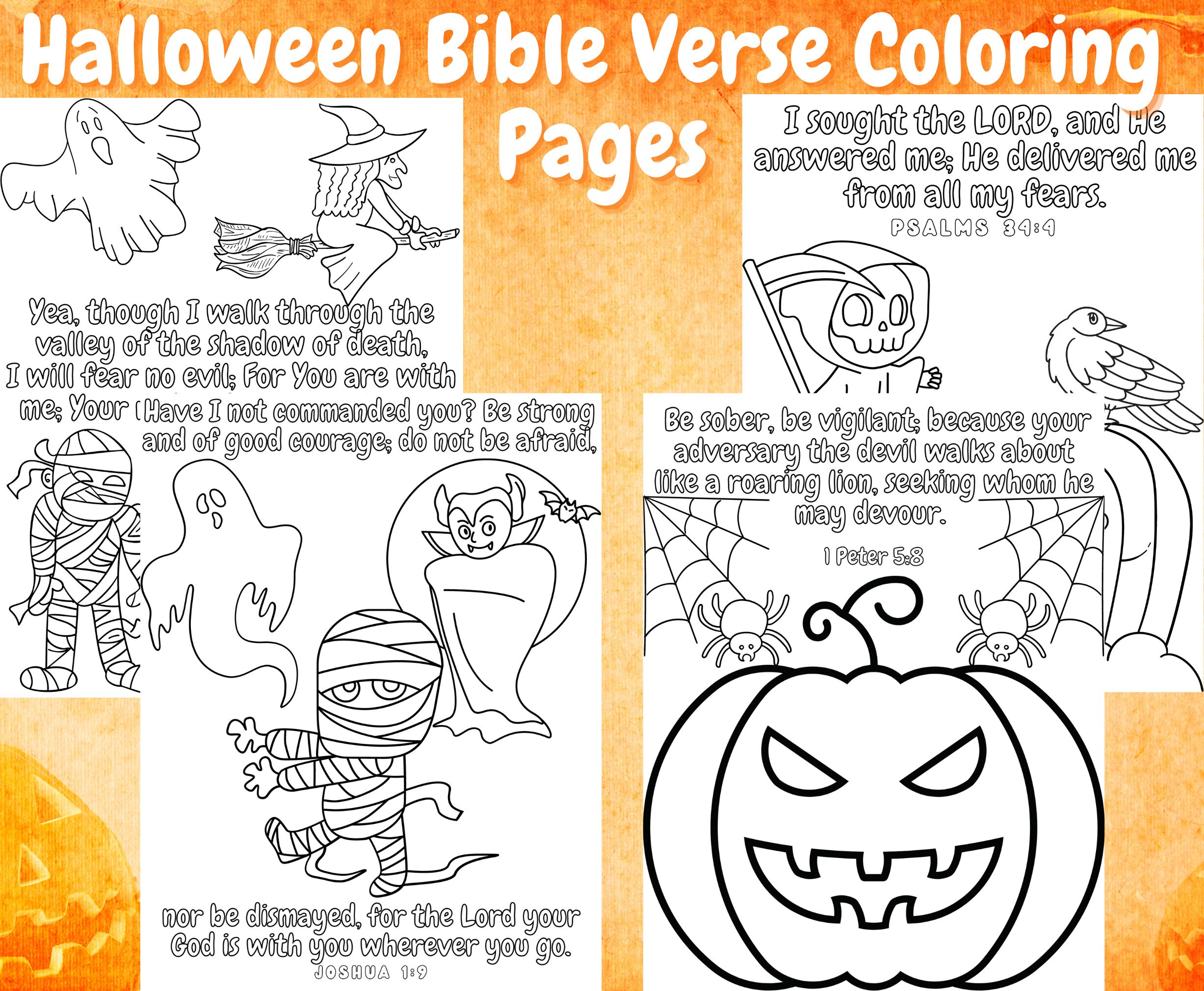 Printable Religious Halloween Coloring Pages [2025]