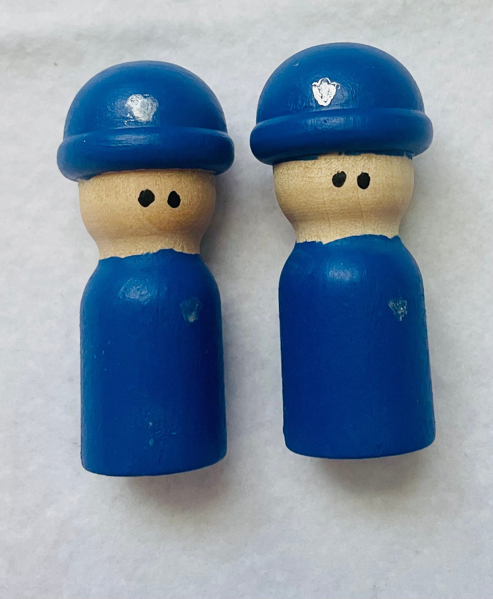 2 1/8” Police Officer Peg Doll Set - Etsy
