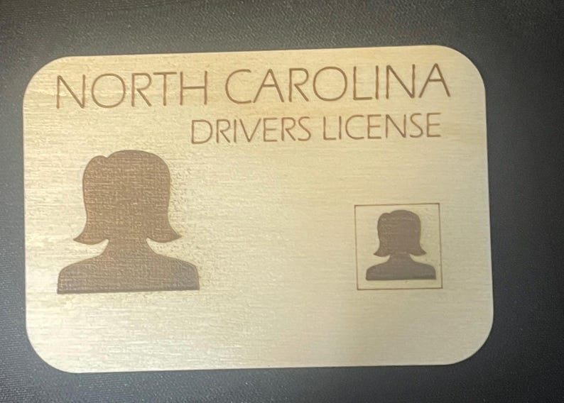 Kids Pretend Wood Drivers License - Etsy