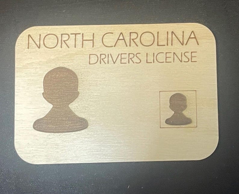 Kids Pretend Wood Drivers License - Etsy