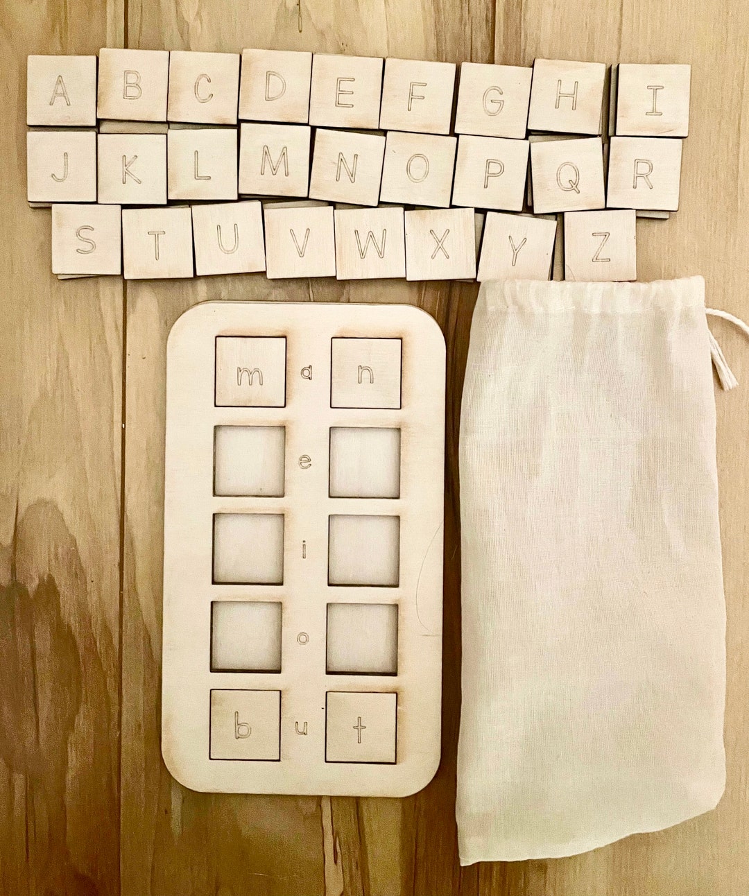 Vowel Board With Letters - Etsy