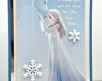 Frozen Birthday Card | Etsy