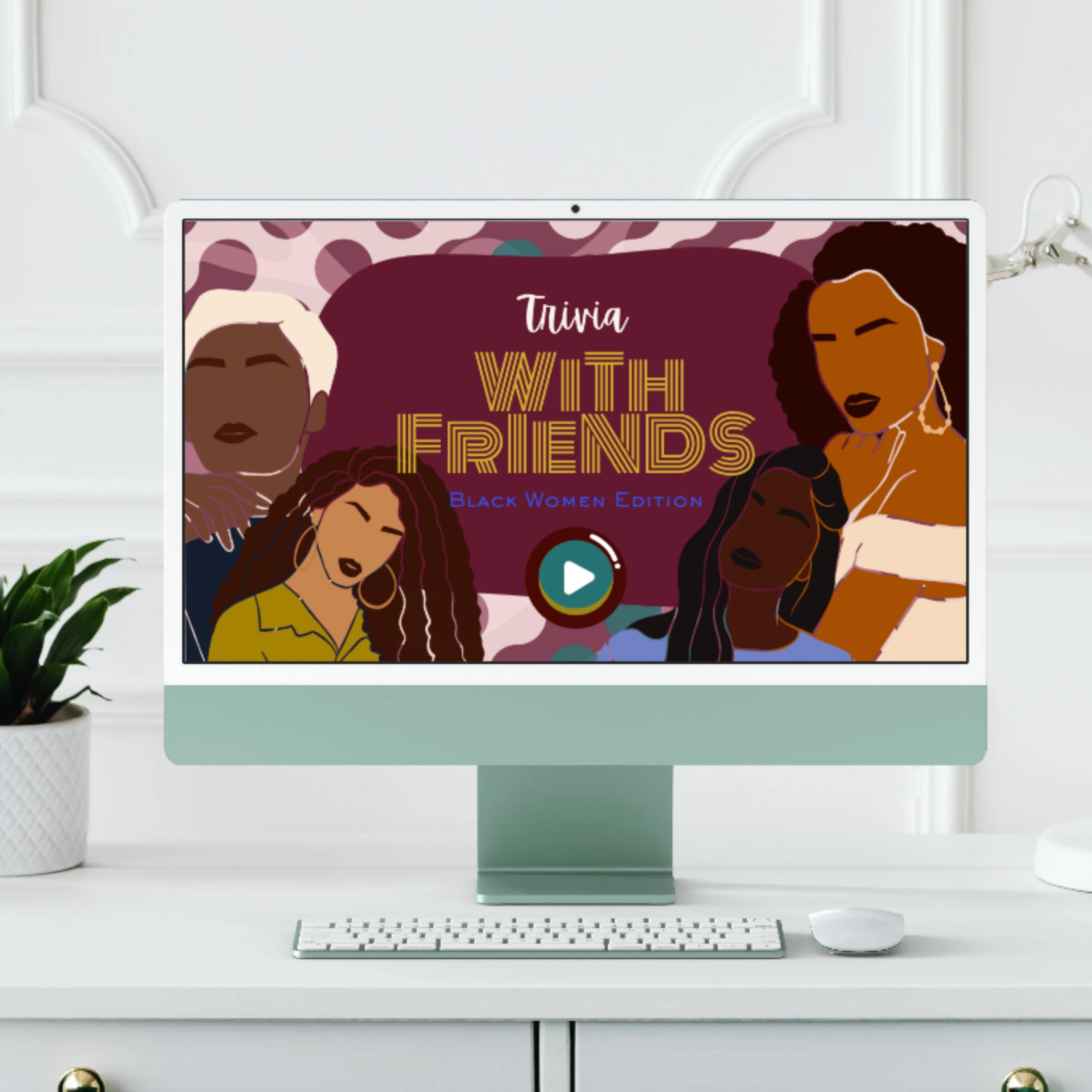 Trivia With Friends: Black Women Edition | Jeopardy Style Editable ...