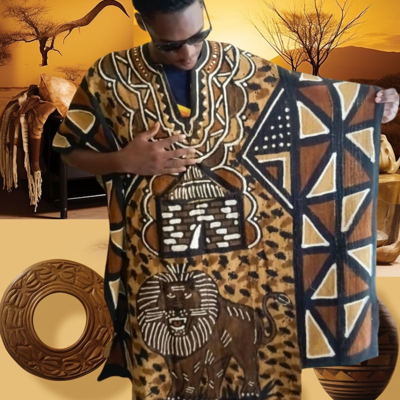 Bogolan Fabric - Etsy