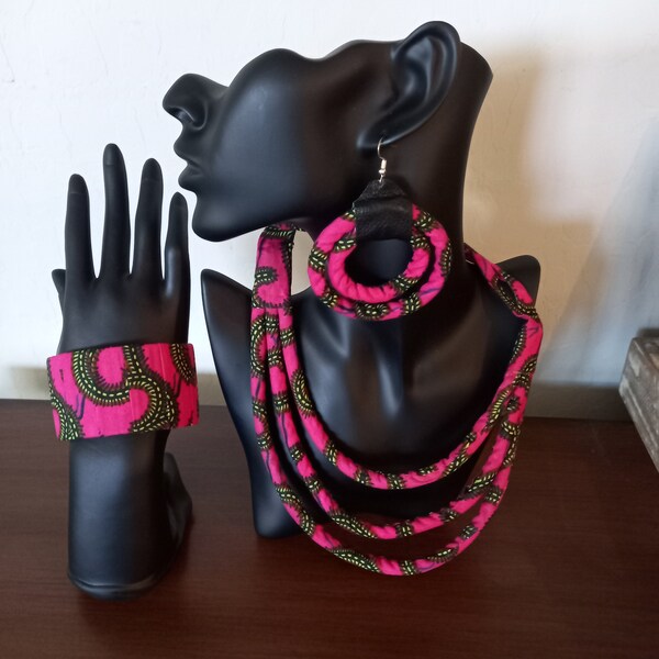 Ankara Necklace - Etsy