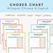Learn Chinese Language, Kids Chores Chart, Editable Checklist Board ...