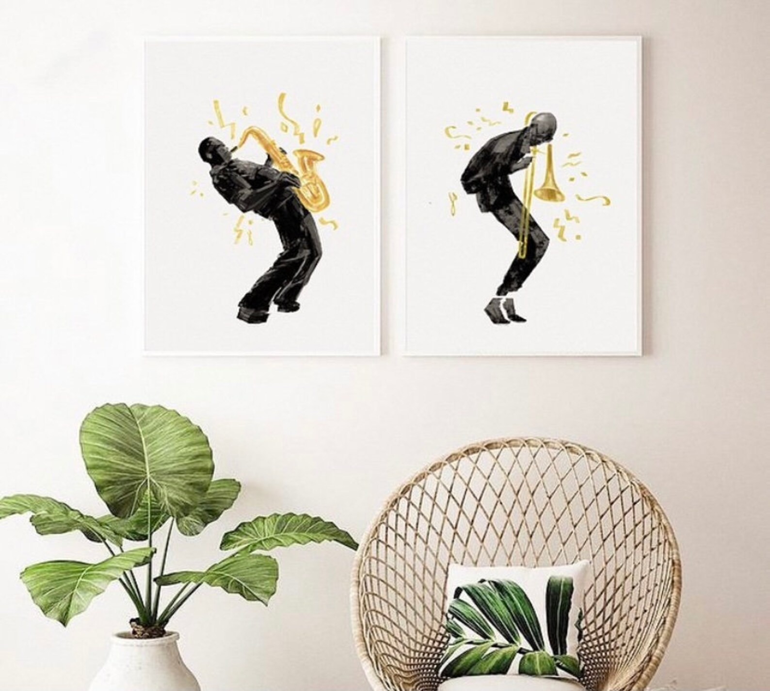 Saxophone Player Art Print - Etsy