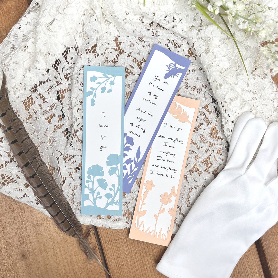 BRIDGERTON Bookmarks Highly Detailed With Quote - Etsy
