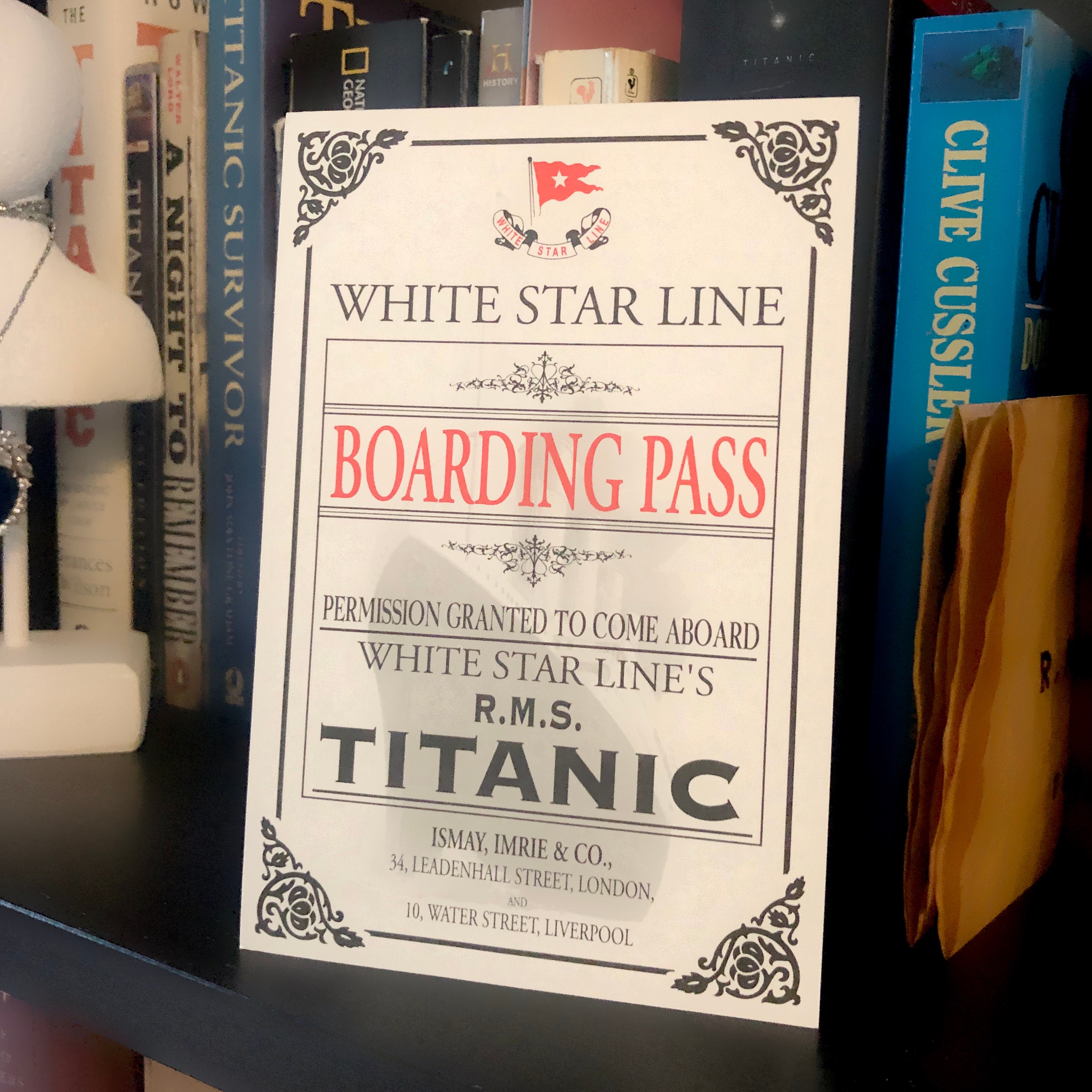 DIGITAL Editable TITANIC Boarding Pass PRINTABLE - Etsy UK