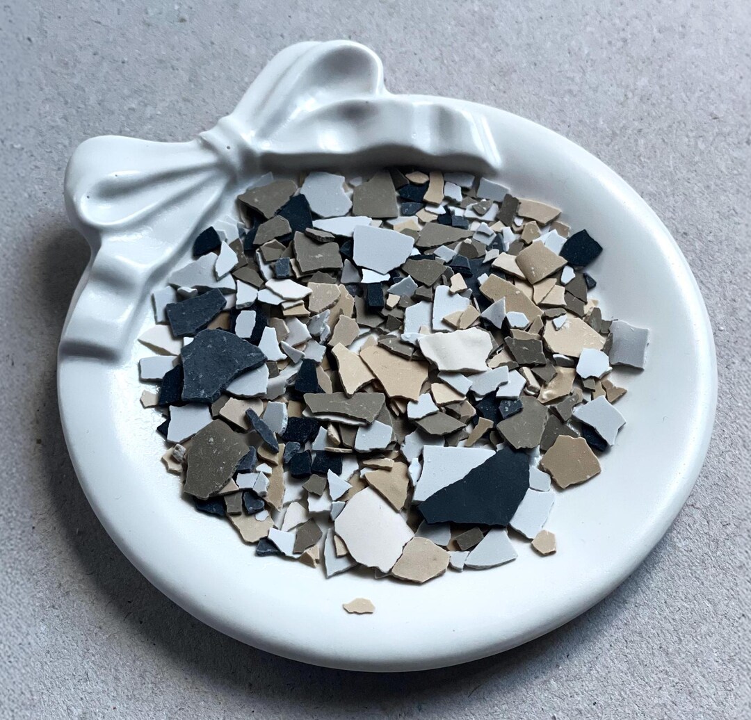 Jesmonite Terrazzo Chips | Terrazzo Colors for Jesmonite | Black, Beige ...