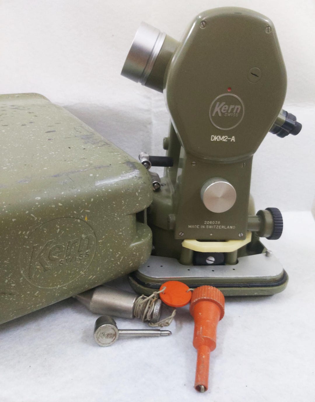 Kern DKM2-A Theodolite –vintage Swiss Optical Surveying Instrument W ...