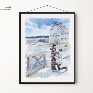 Couple Proposal Portrait, Custom Portrait From Photo, Engagement Gift ...