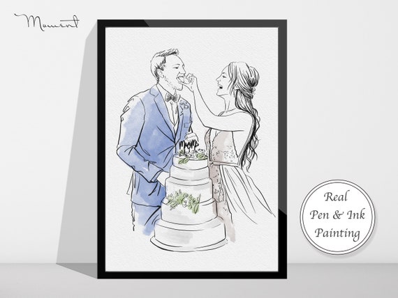 Pen and Ink Drawing watercolour Drawing Gifts for the | Etsy