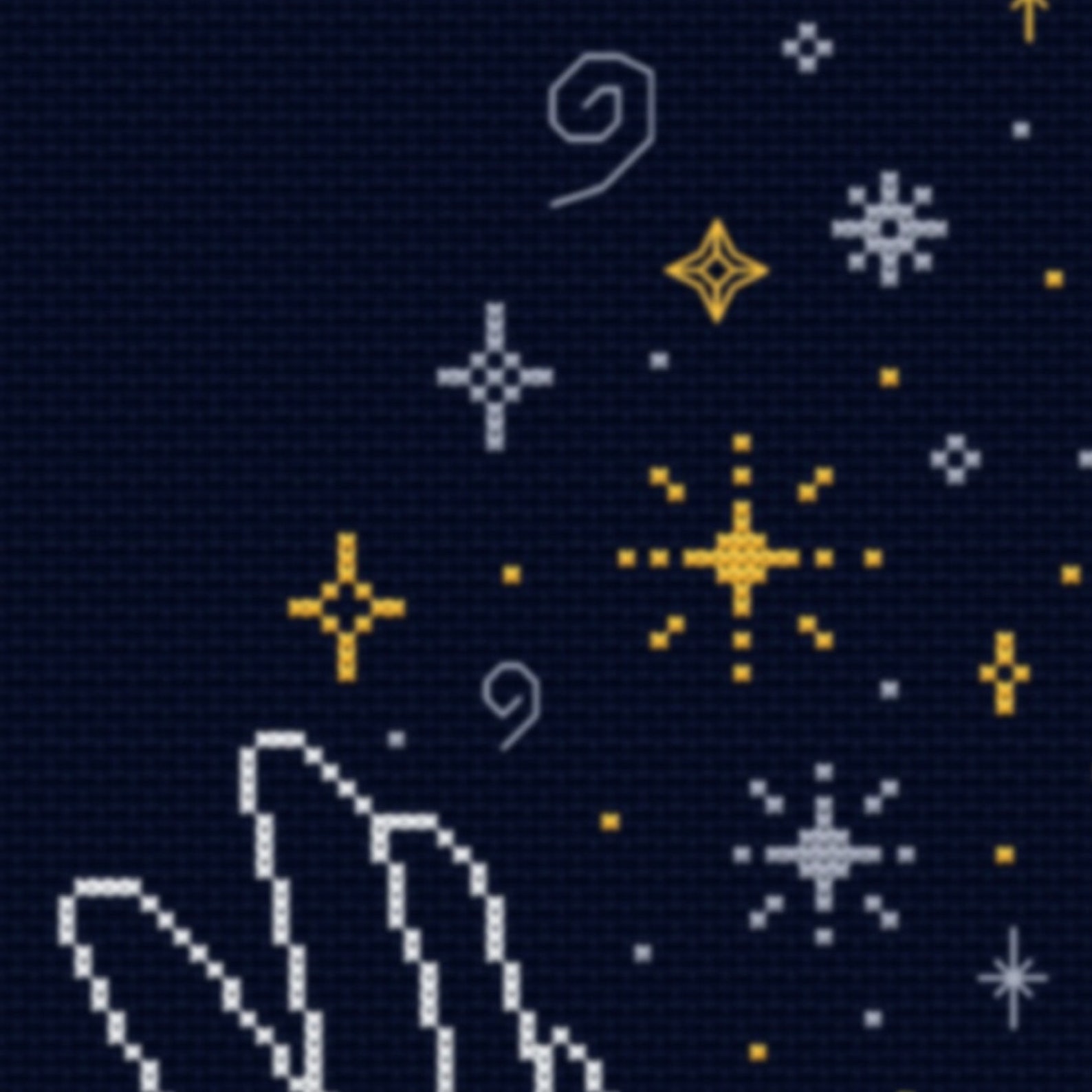 Celestial Hand, Star Cross Stitch Pattern, Embroidery Pattern (Instant ...