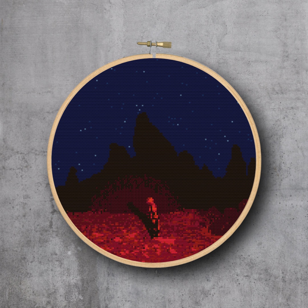 Punisher, Phoebe Bridgers Cross Stitch Pattern, Embroidery Pattern - Etsy