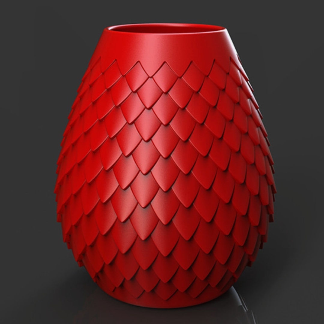 Pineapple Hollow Ceramic Form Planter Silicone Mould,fish Scale Vase ...