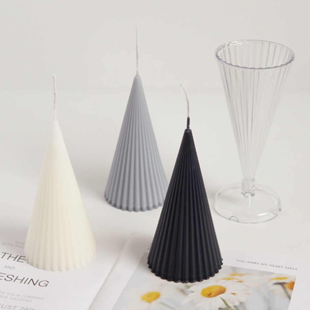 Taper Striped Candle Mouldvertical Column Stripe Column - Etsy