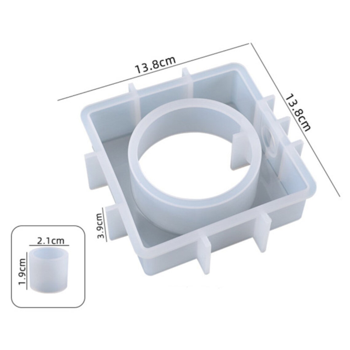 Plaster Diffuser Vase Planter Silicone Moldjesmonite Mould - Etsy