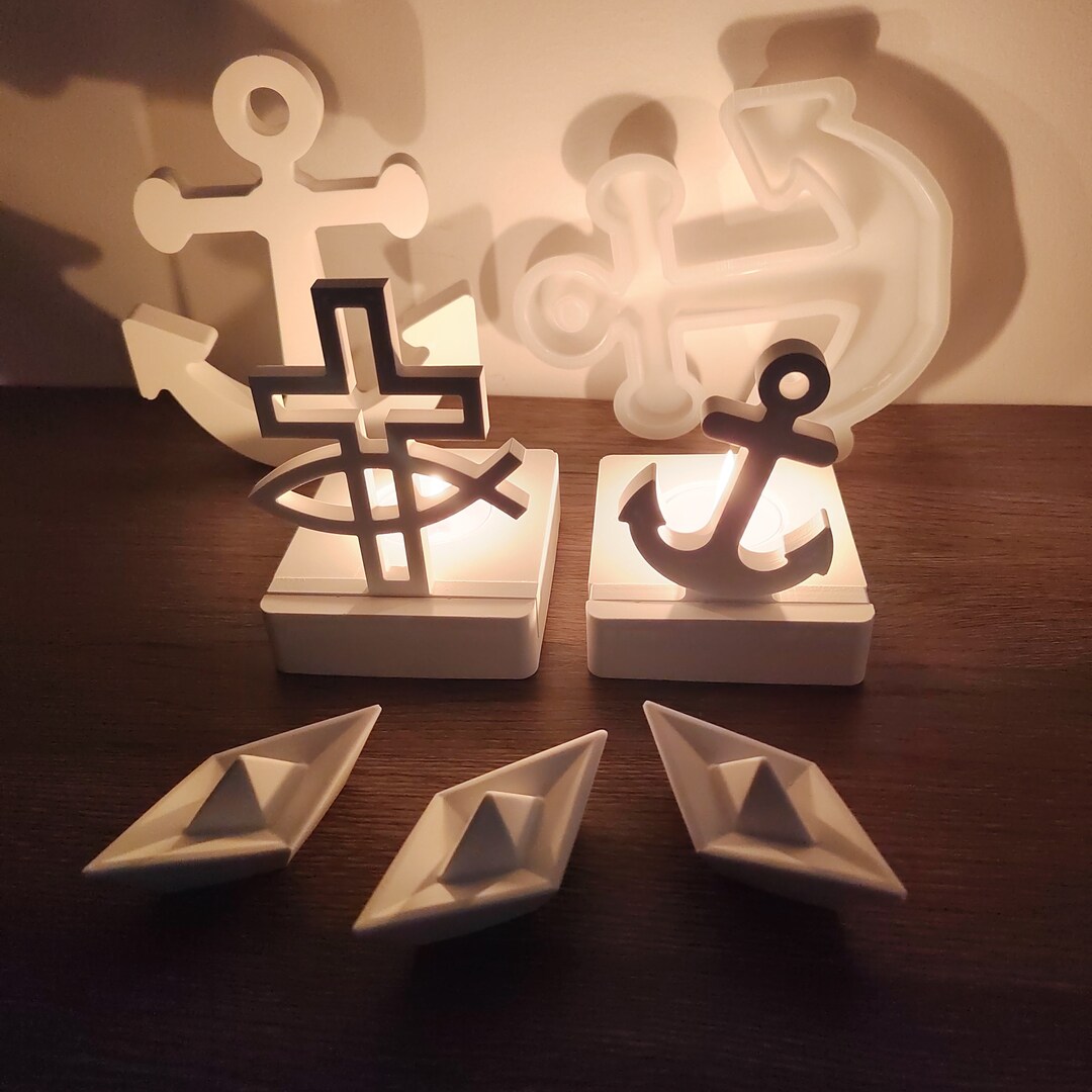 Silicone Mold,casting Mold,maritime,ship,insert,insert for Tealight ...