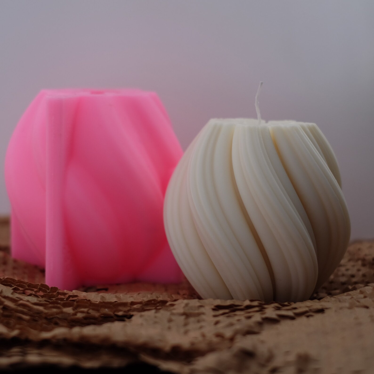 Thread Ball Type HUGE Rope Swirl Candle Mould Unique Spiral - Etsy