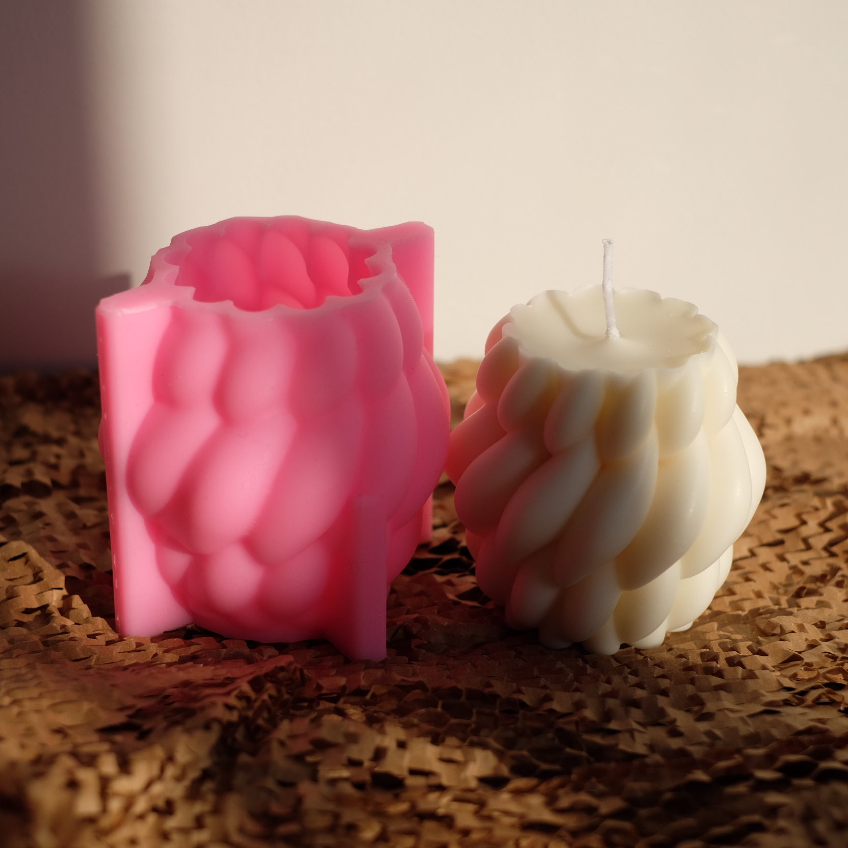 Thread Ball Type HUGE Rope Swirl Candle Mould Unique Spiral - Etsy