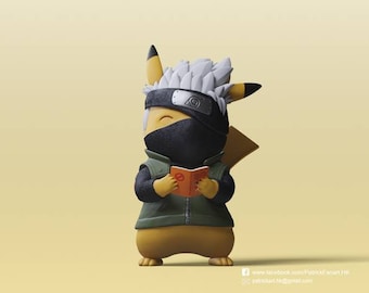 Pikachu Naruto Figure | Etsy