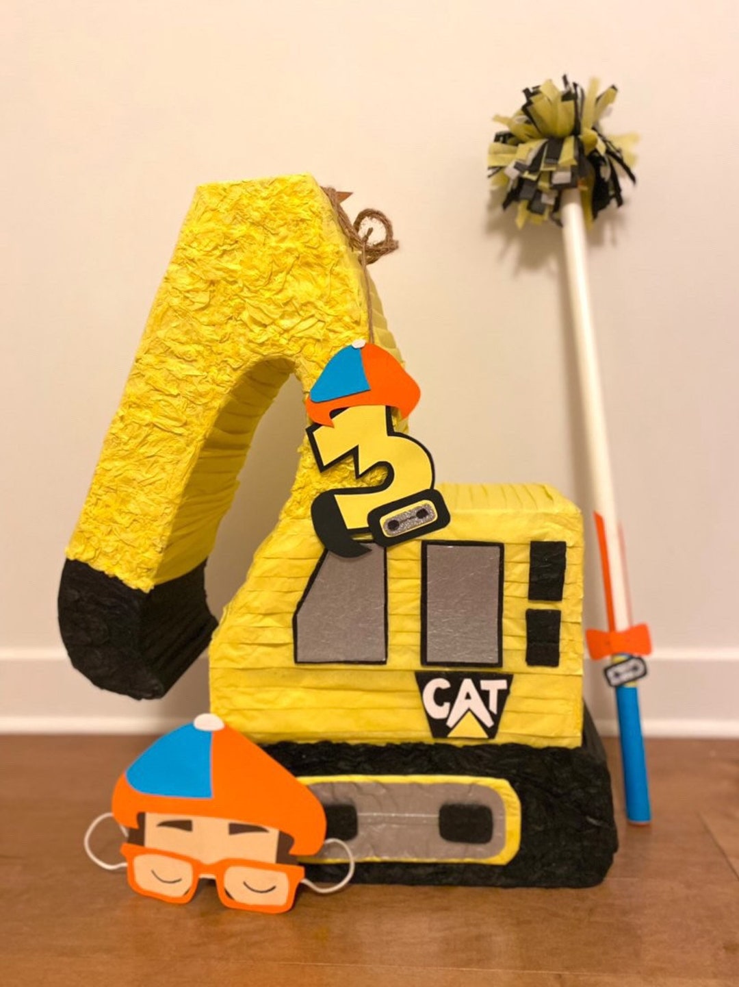 Pinata Carterpila GAT and Blippi - Etsy