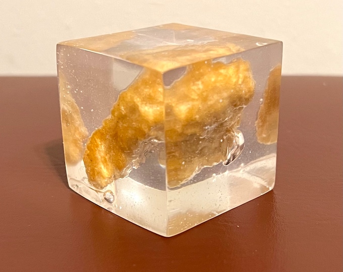 Mcdonald’s Real Chicken Nugget Resin Cube Block Paperweight - Etsy