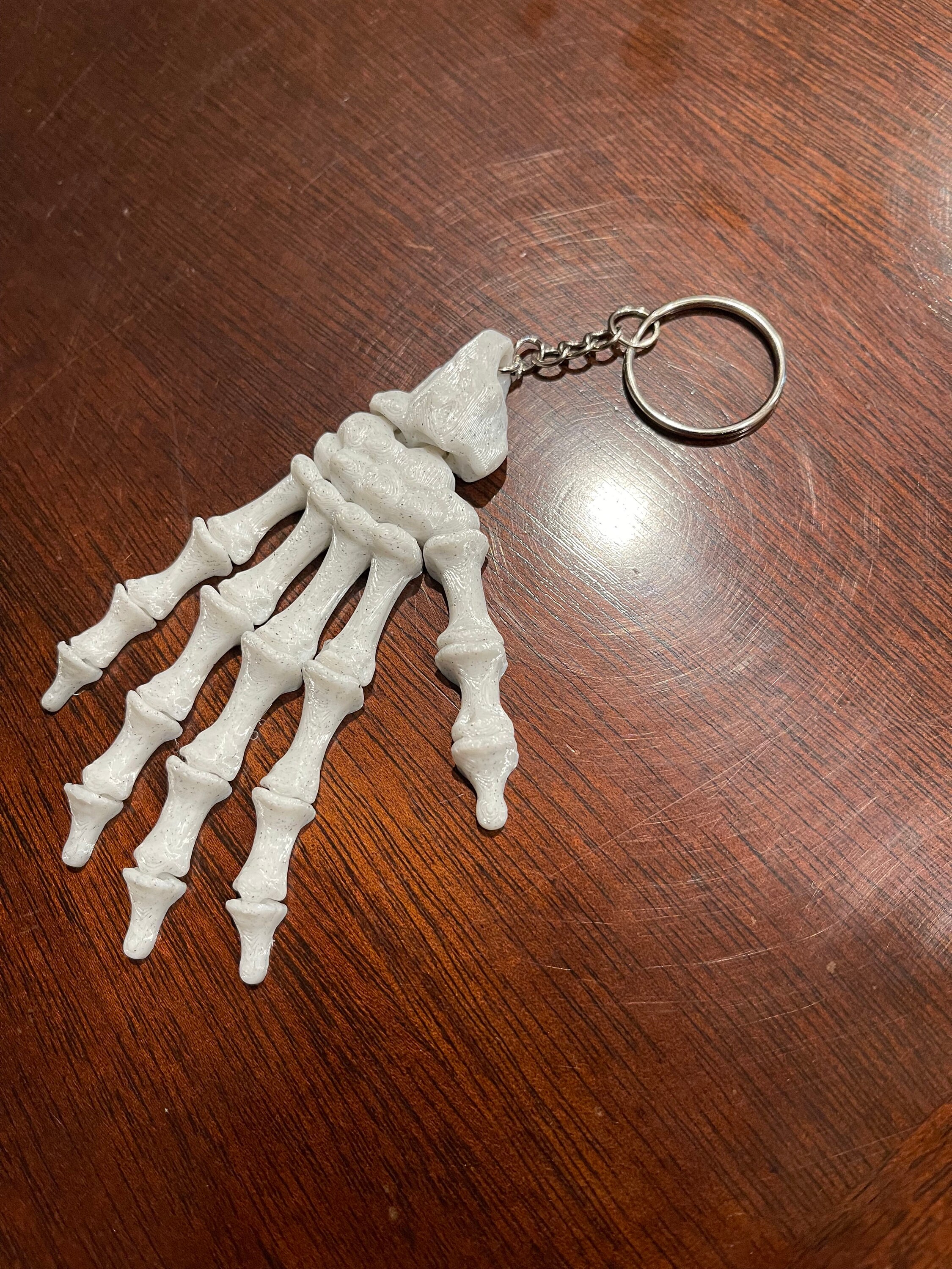 Flexi-factory Articulating/flexible Skeleton Hand Keychain - Etsy