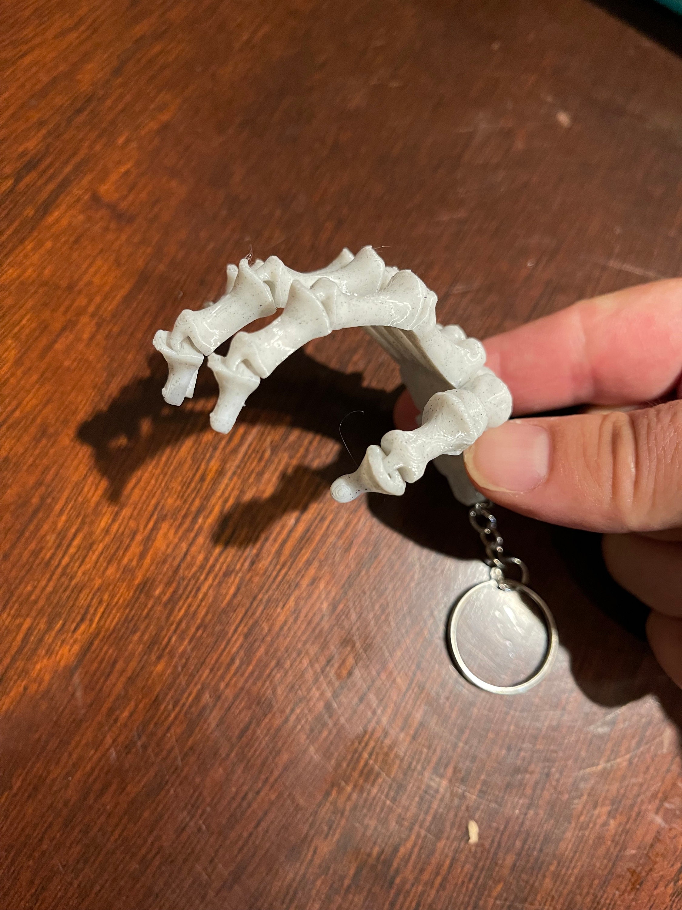 Flexi-factory Articulating/flexible Skeleton Hand Keychain - Etsy