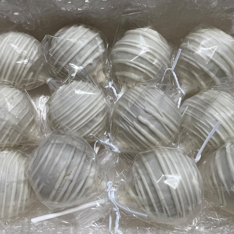 White Cake Pops - Etsy