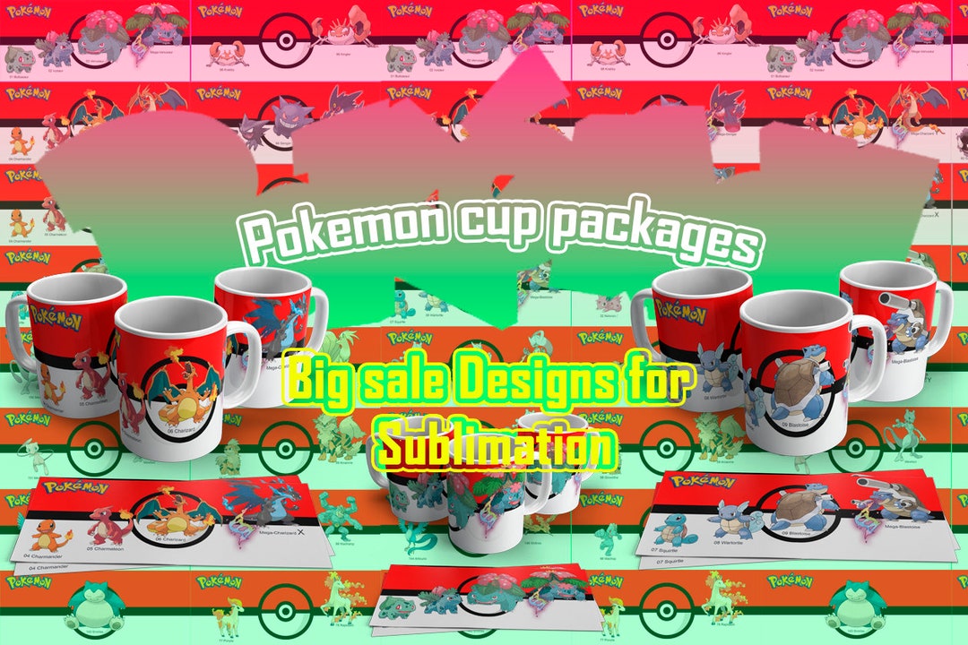 More Than 50 Pokemon Cup Designs Catch Them Now! - Etsy