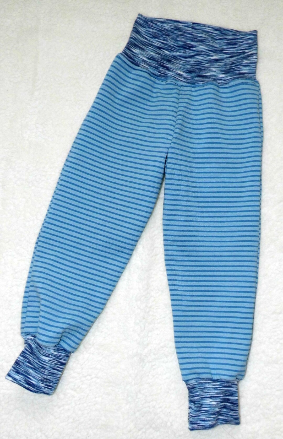 Unique Bloomers Trousers Striped Stripes Light Blue Size 62 - 158 - Etsy