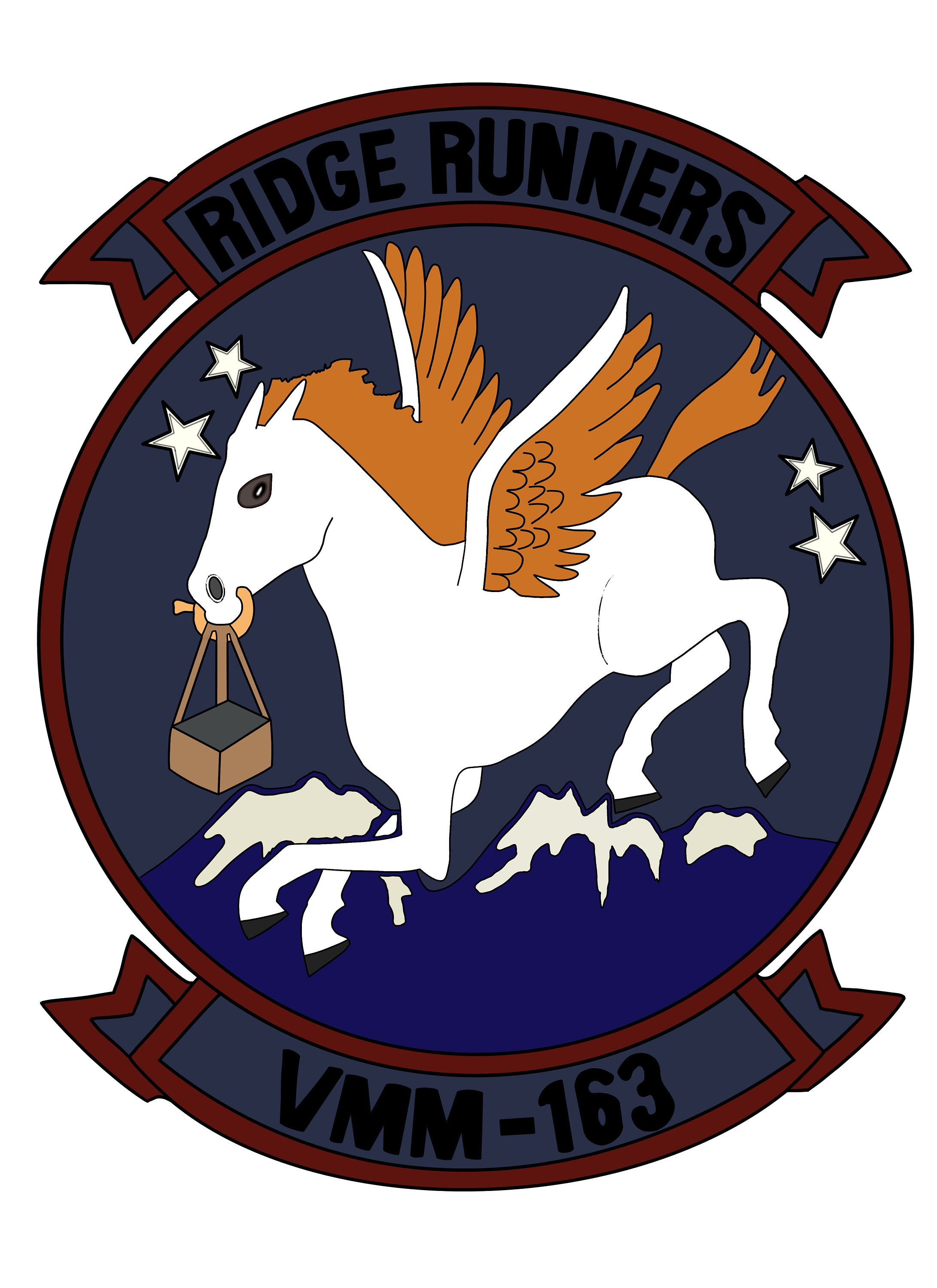 VMM-163 Evil Eyes Squadron Patch Sticker Military Aviation, Marine ...