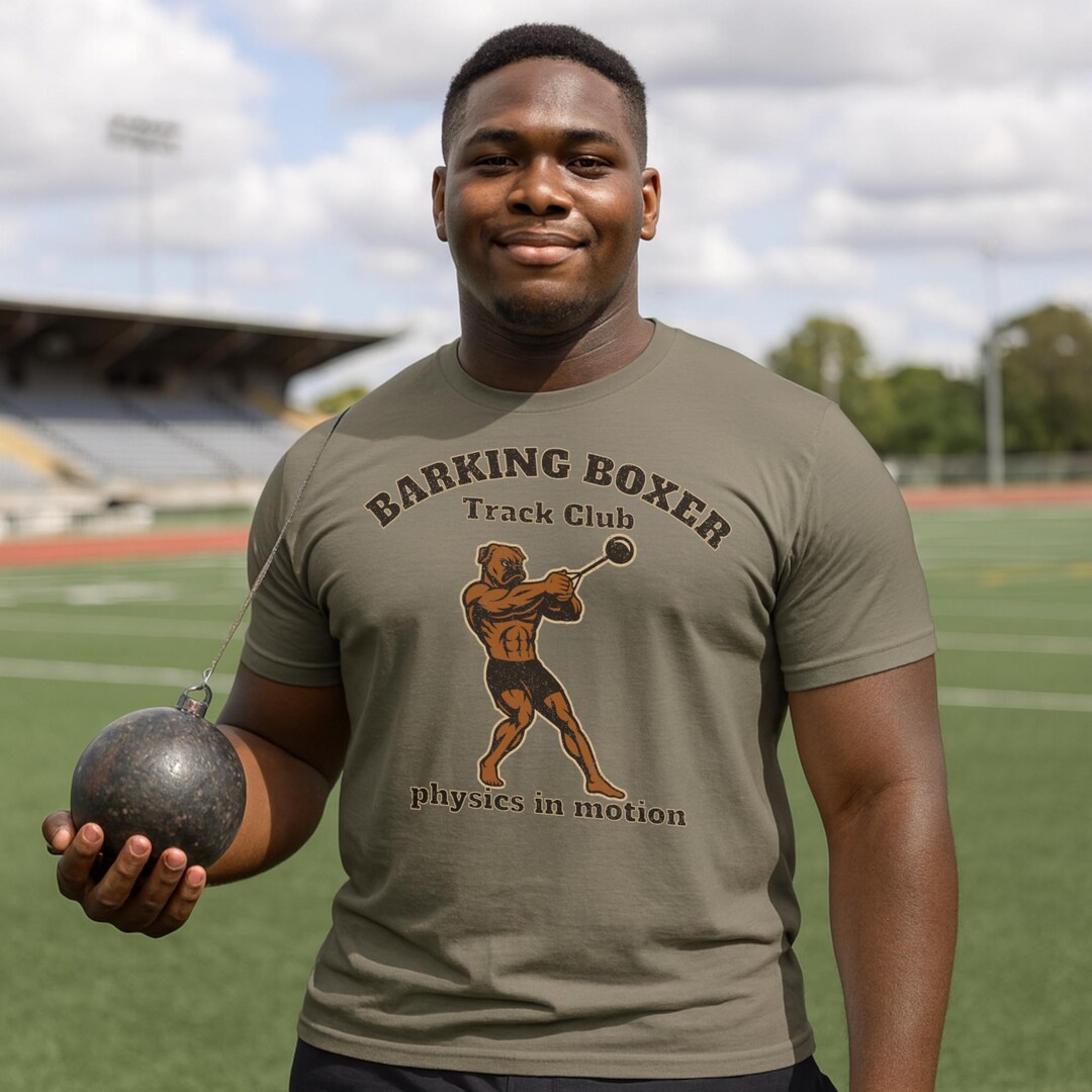 Physics in Motion • Hammer Throw - Track Athlete Graphic Shirt • Bella ...