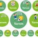 Soccer Ball Name Labels Pack 98 Pcs, Waterproof Labels,personalized ...