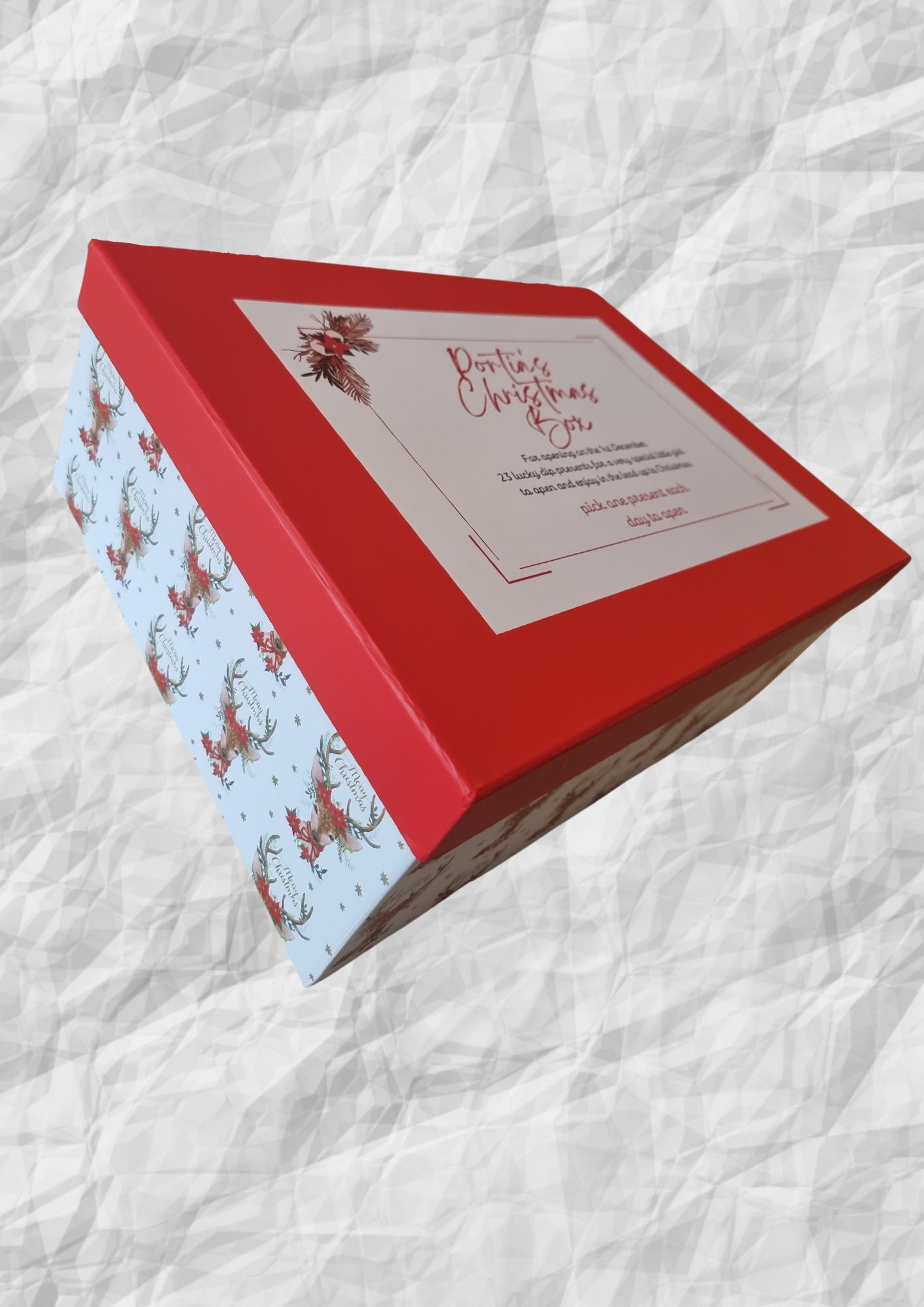 Customised Christmas Box Printable Create Your Child's Very Own ...