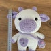 Crochet Cow Plush Chonky Cow Plush Crochet Animals Crochet - Etsy