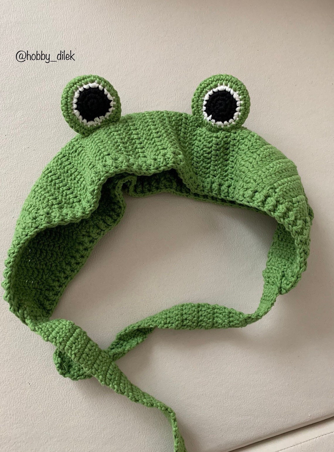 Cute Frog Earmuff: Crochet Hat Frog Eyes, Knit Earwarmer Headband - Etsy