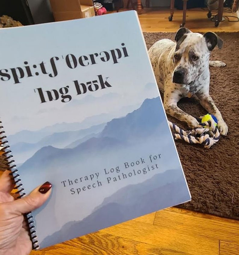 Spiral Bound Speech Therapist Log Book - Etsy