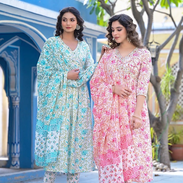 Aliya Cut Kurti Set - Etsy