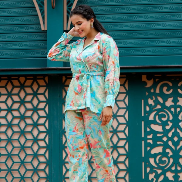 Indian Co Ord Set Women - Etsy