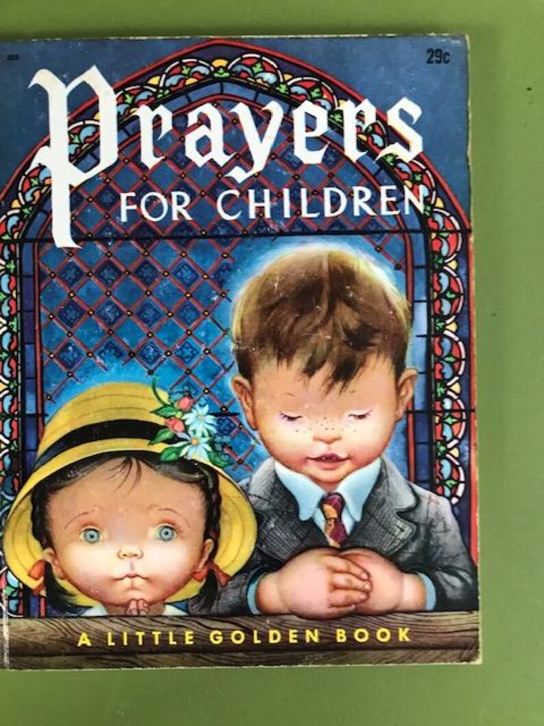 Prayers for Children- A Little Golden Book - Etsy