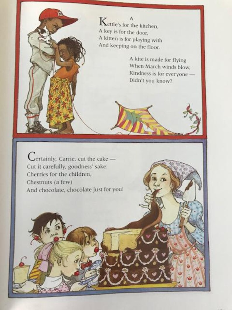 Every Child's Book of Poems- Sing a Song of Popcorn - Etsy