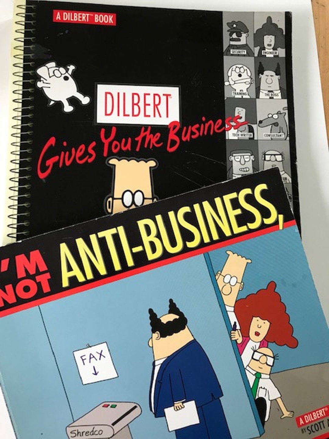 Two Dilbert Comic Books by Scott Adams - Etsy