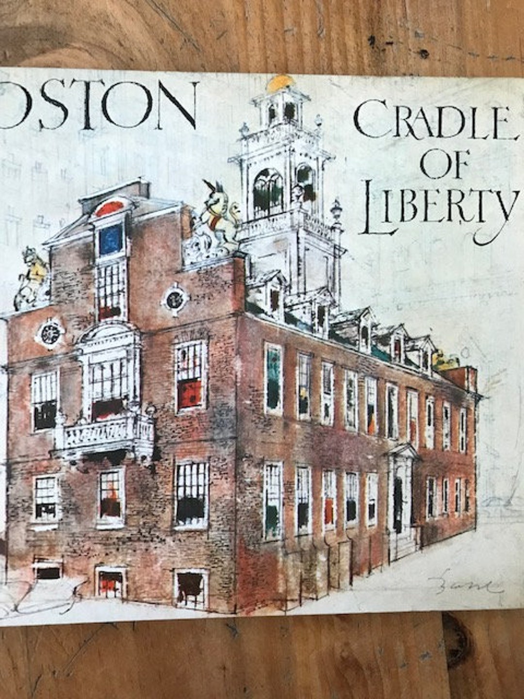 Boston Cradle of Liberty-vintage, Illustrated History Book. - Etsy